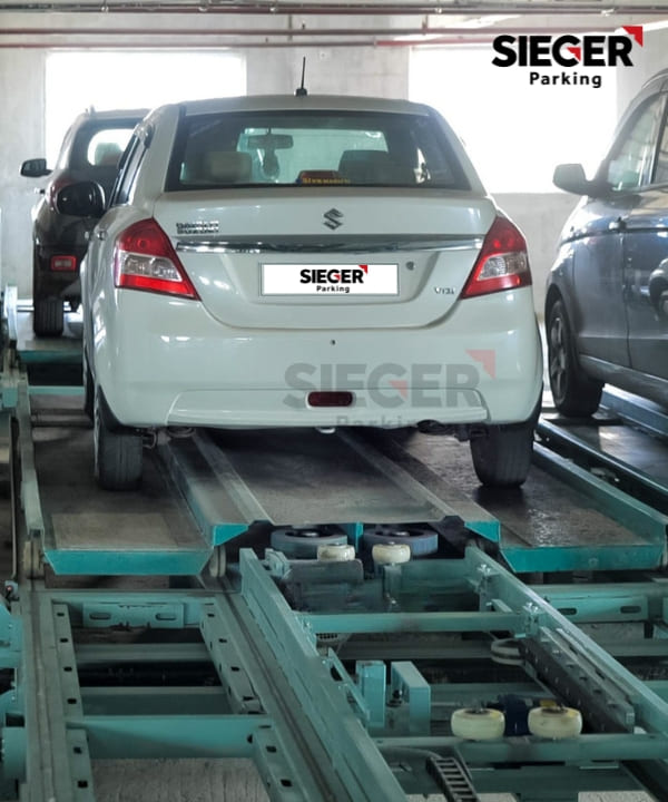 Auto-Cart Parking in Madurai with 485 Car Spaces | Sieger